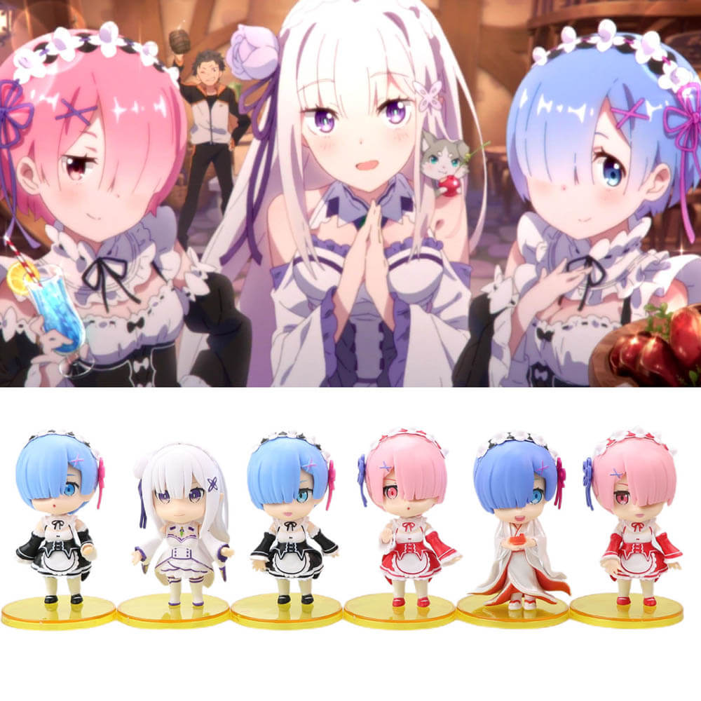 Re:Zero − Starting Life in Another World Chibi Figures Set – Kawaii Kart